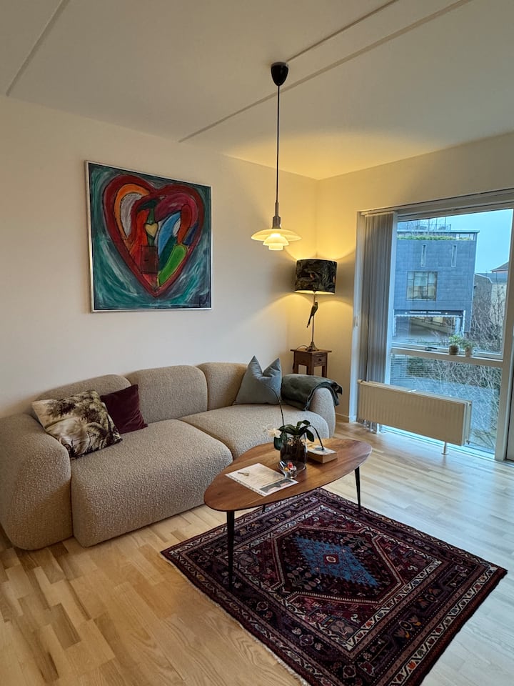 Central Modern 3-room Flat With Free Parking - Copenhague