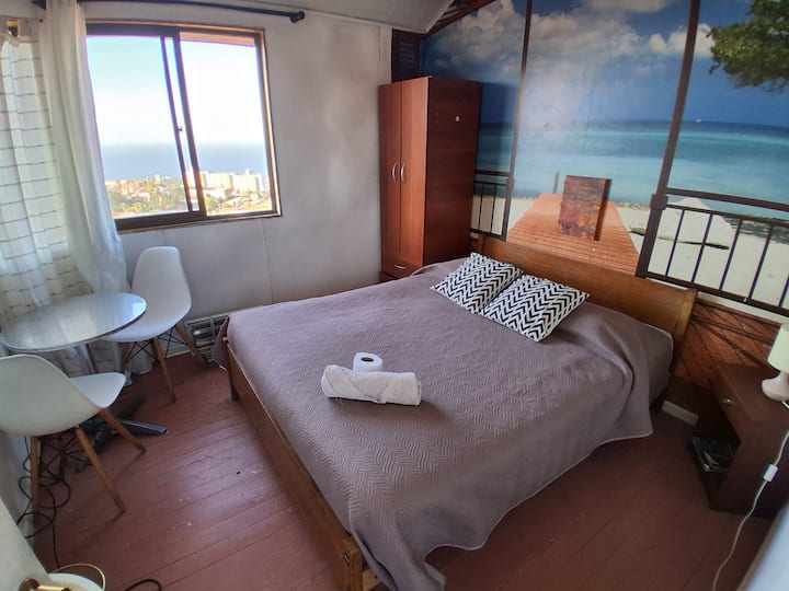 Habitación Con Vista Al Mar En Valparaíso 2 - Valparaíso