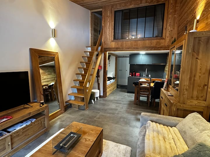 Appart Cosy Ski Et Village à Pieds - Megève