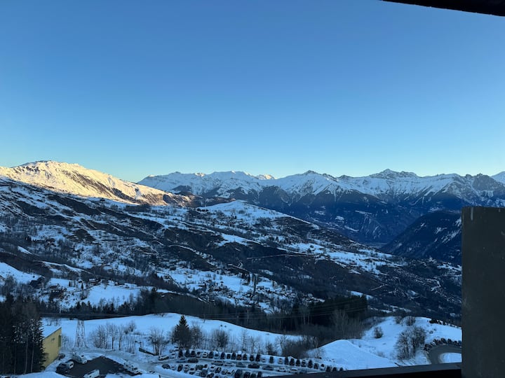Studio Pied Des Pistes Avec Vue - Le Corbier