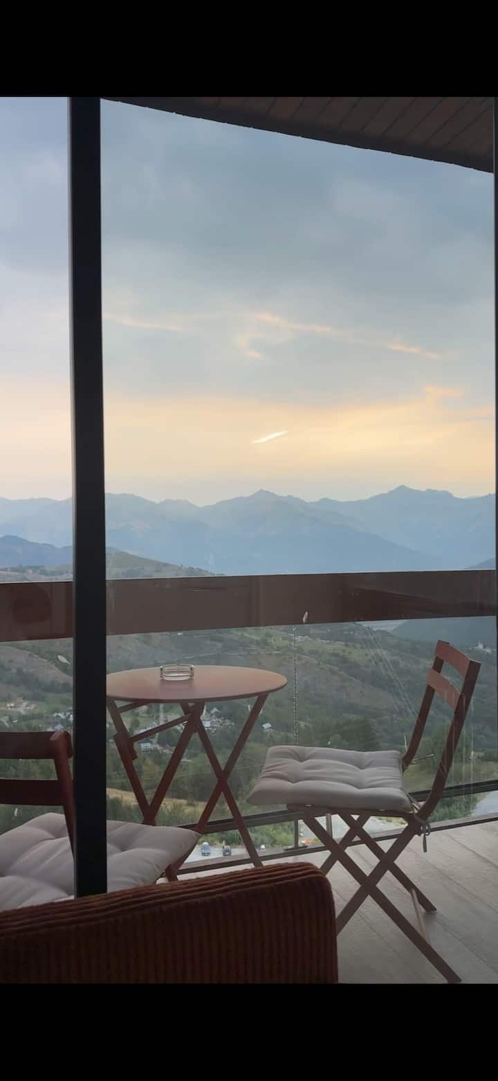 Studio Pied Des Pistes Avec Vue - Le Corbier