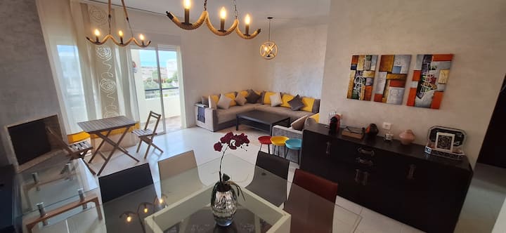 Vue Mer, Piscine Bahia,golf,beach  Bouznika Appart - Bouznika