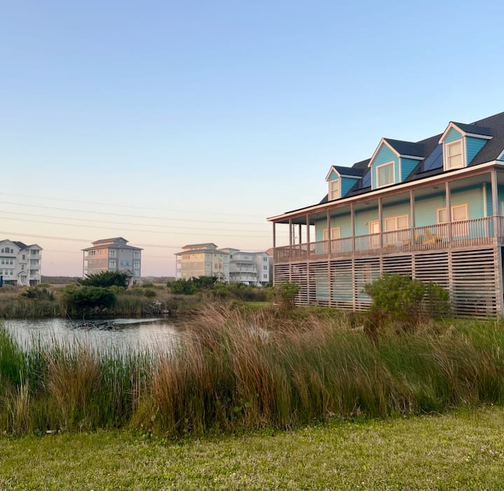 Ocean And Sound View| 3min Fr Beach| 5bed| Dogs Ok - Hatteras, NC
