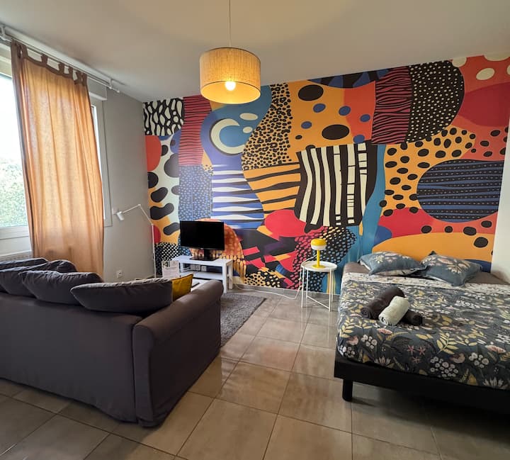 Studio Moderne Proche Ldlc, Stade, Eurexpo - Décines-Charpieu