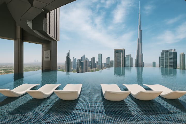 Luxury Dubai High Rise | Skyline Views - Dubaï