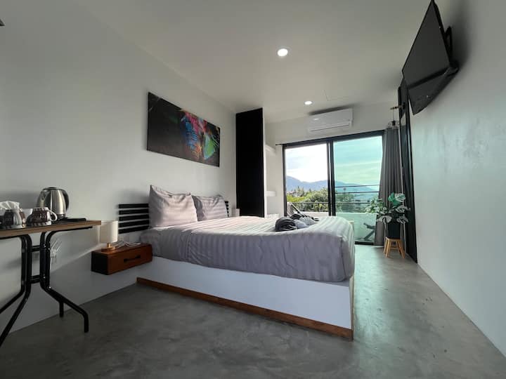Partial Seaview Room - Quiet Pool Resort - Koh Samui