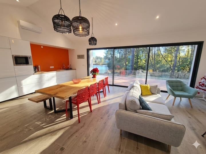 Maison Design 10-12 Pers · Plage à Pied · Vue Lac - Saint-Jean-de-Monts