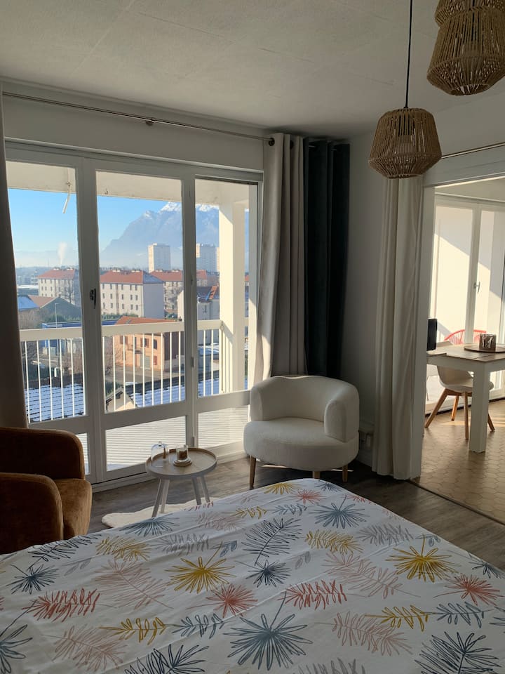 Appartement T1 Centre-ville, Parking Privé, Balcon - Albertville
