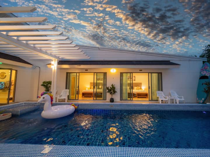 普吉岛海滩4卧室4号独栋泳池海边花园别墅 - Phuket