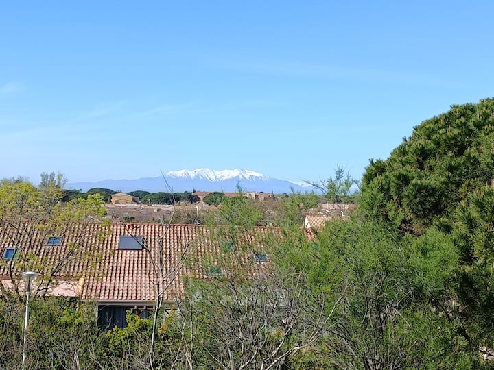 Proche Port/mer, Wifi ,Ll , Lv, Climatisé,parking. - La Franqui