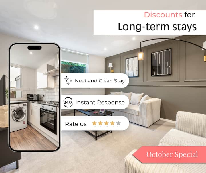 Monthspecials|28%off|parking|leisure|sleeps5|wifi - Wellingborough