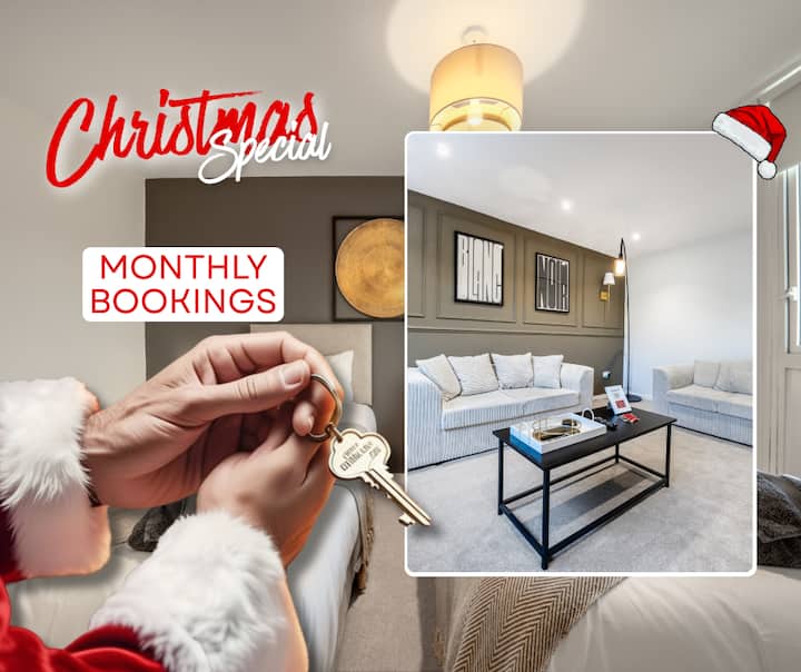 Monthspecials|28%off|parking|leisure|sleeps5|wifi - Northampton