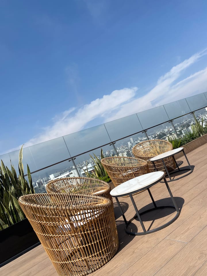 Hermoso Loft Con Terraza Y Vista Al Mar - Lima