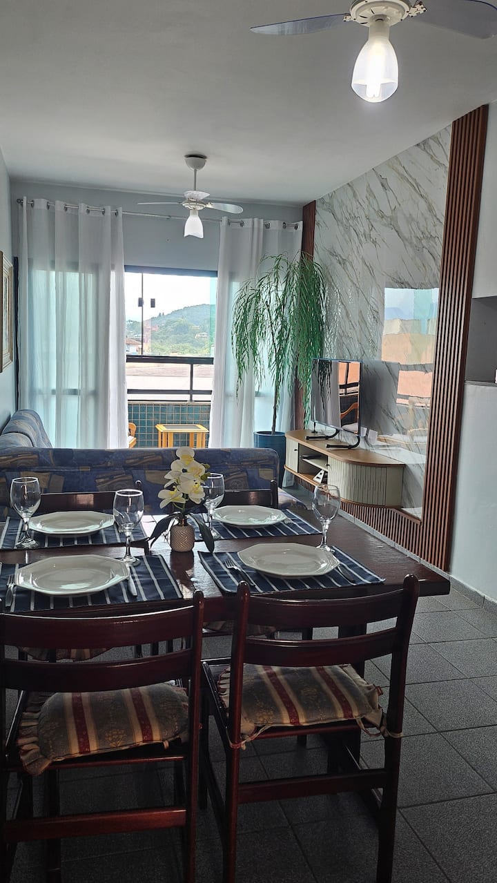 Apto Praia Grande Ubatuba Frente Mar P/ 6 Pessoas - Ubatuba