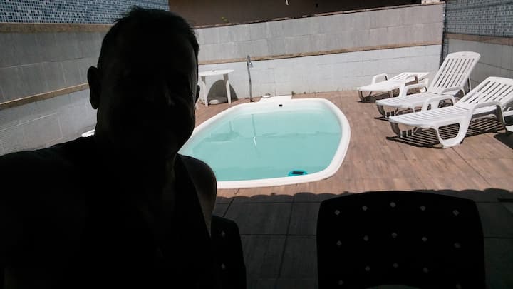 Casa Mobiliada Com Piscina Em Manguinhos  Serra Es - Serra