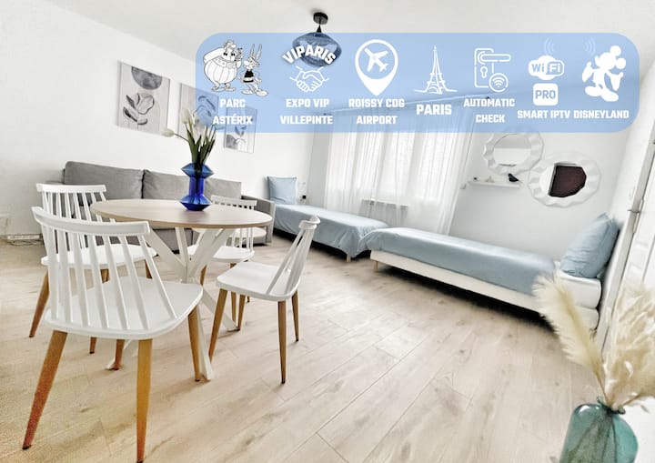 Disney | Roissycdg I Expovip I Astérix I Parking - Villeparisis