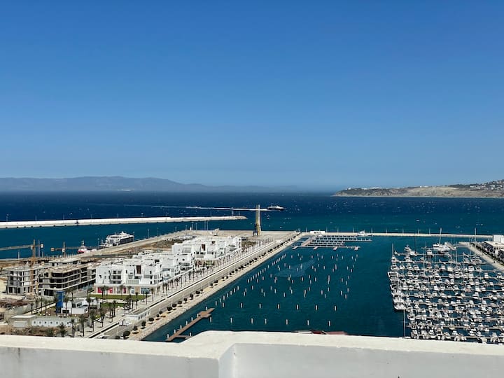 Duplex Marina | Vue Mer | Piscine | Terrasse | - Tanger