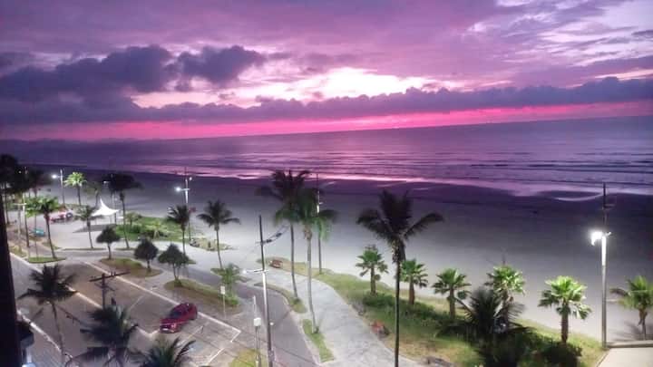 Tropical Sacada Frente Mar• Amplo &Confortável - Praia Grande