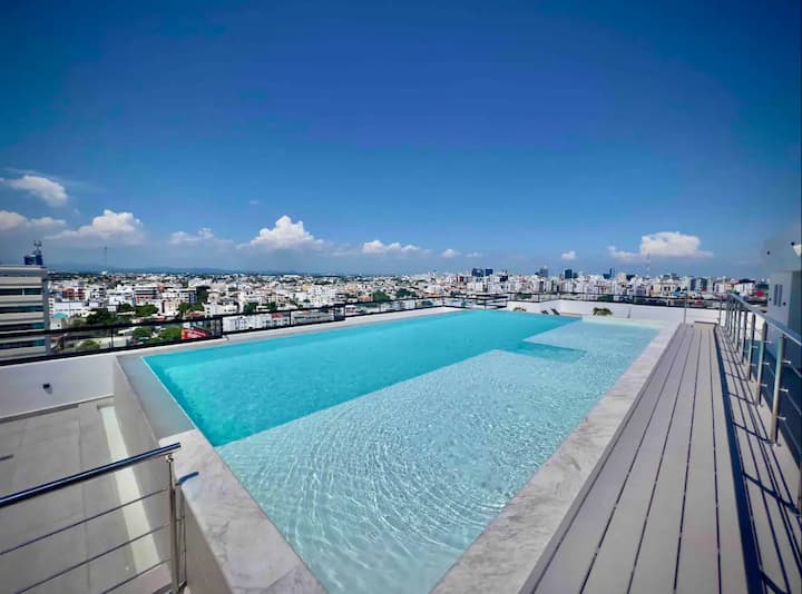 Elegant And Luxury 2br Pool+gym +2 Parking - Santo Domingo