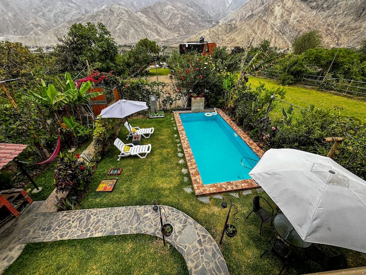 Family Retreat With Private Pool And Dreamy Garden - Peru