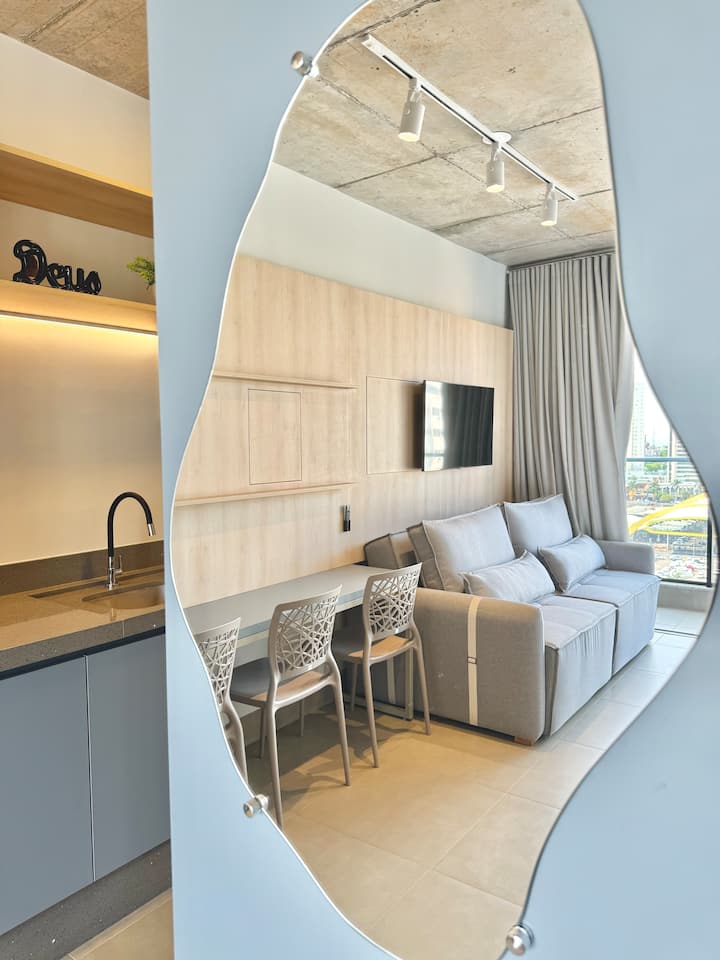 Loft C/piscina Academia Maringá - Maringá