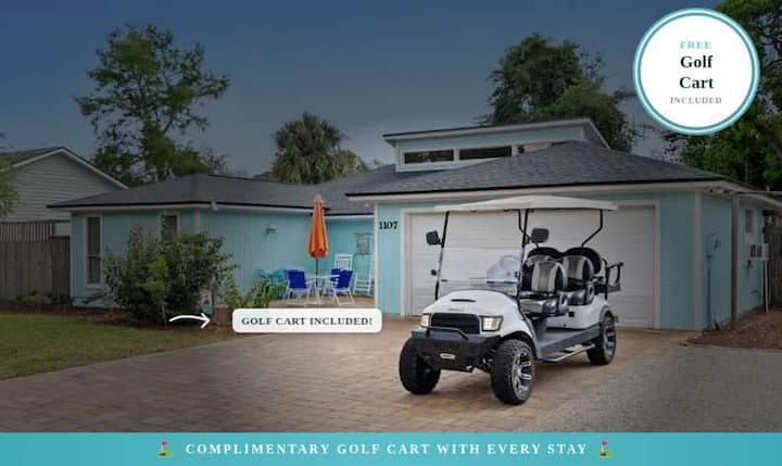 Salt Water Retreat | Free Golf Cart After 4/26 - Atlantic Beach, FL