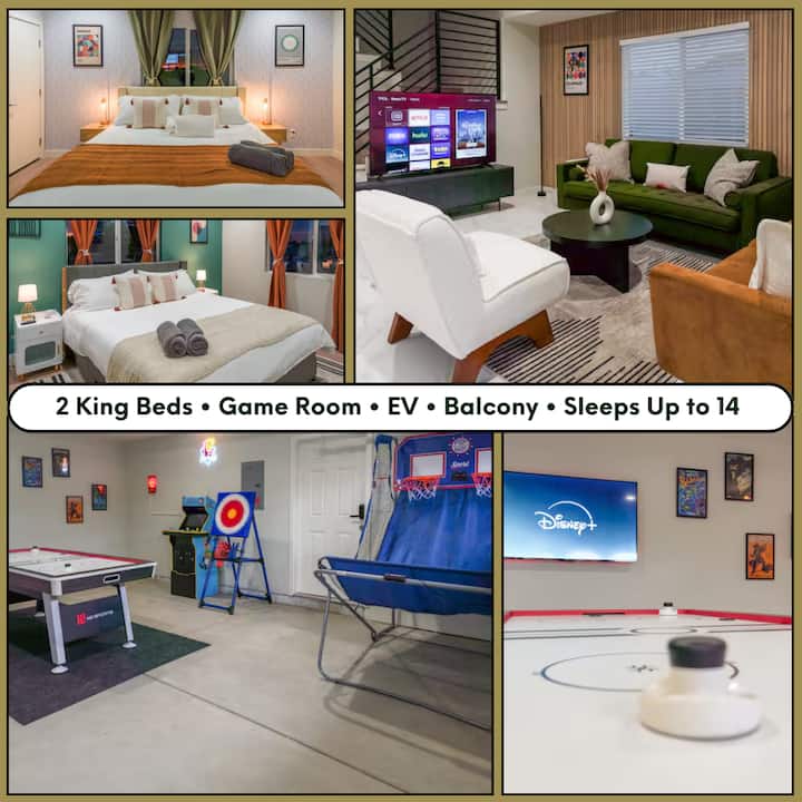 Refined Disney Fam Villa •King Beds + Gameroom +Ev - Huntington Beach, CA