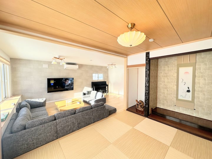 4寝室6ベッド!ニセコ・ルスツへ好アクセスの絶景ヴィラ! - Date