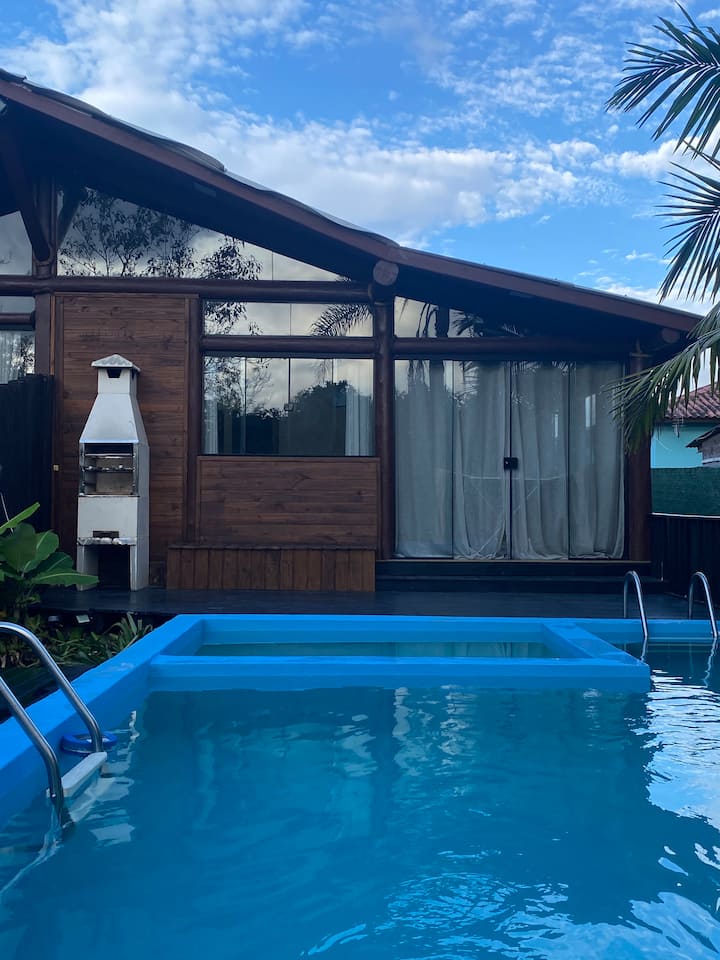 Chalé Geminado Com Piscina Compartilhada - Imbituba