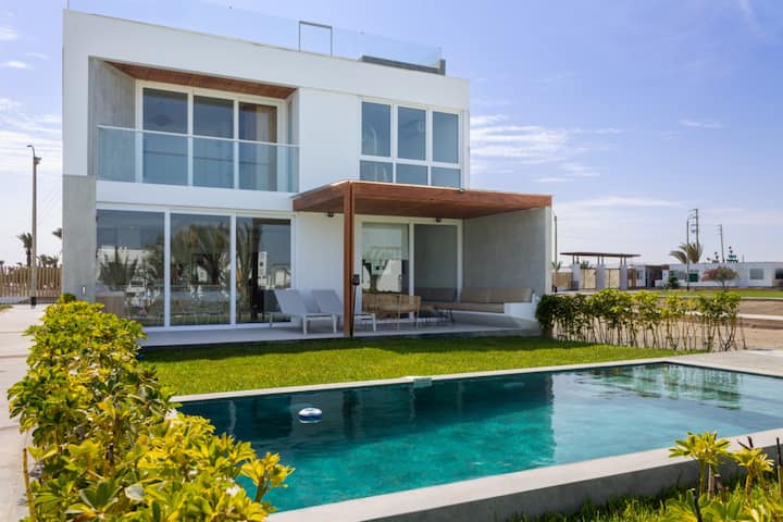 Casa De Playa Paracas | Pool | Bbq | Beach - Paracas