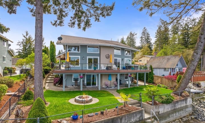 Luxury Beach House| Sleep 12| Game Rm| Ac| Hot Tub - Shelton, WA