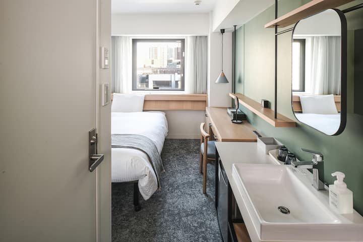 【Sta. Nearby】shower Booth Double(non-smoking)/2ppl - Saitama