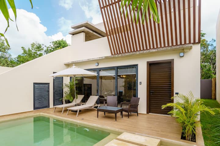 Villa Familiar Hasta 12 Personas 4 Habitaciones - Tulum