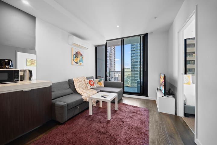 25-city Oasis 2br Apt Cbd | 5 Beds | 3 Min Station - North Melbourne Railway Station