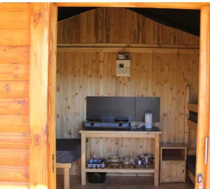 Cosy Camping Hut 3 - Maanhaarrand