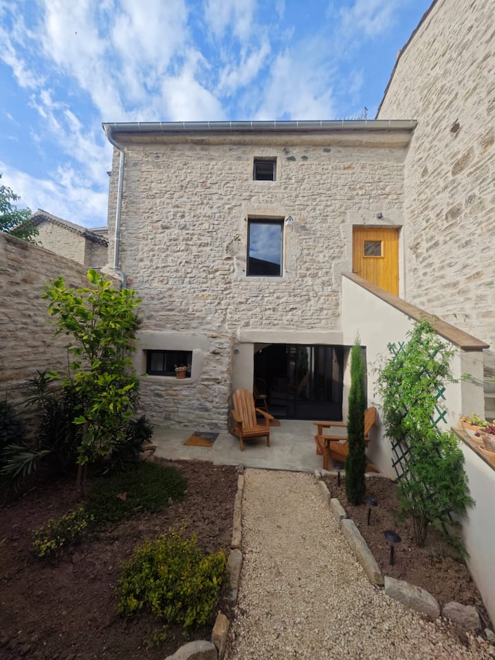 Mauricette – Maison En Pierre & Jardin Au Calme - Ruoms