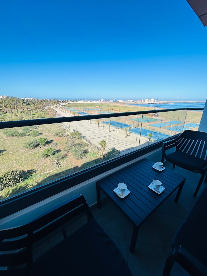 Miramar ~ Appartement Vue Sur La Mer - Mohammedia