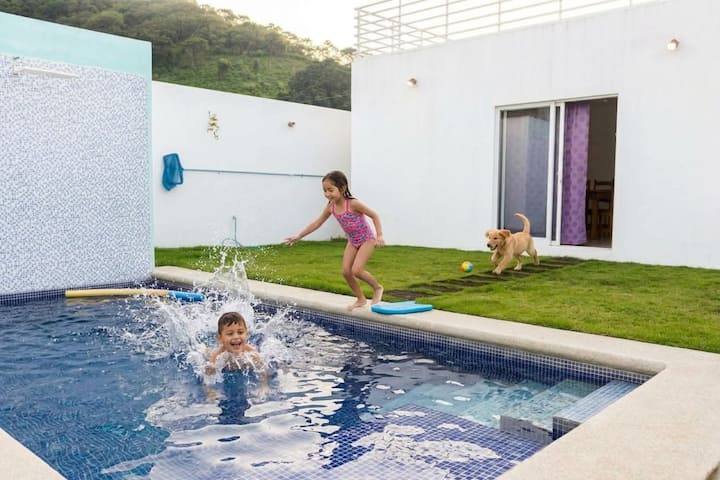 Private Pool Villa With Waterfall Sjds - San Juan del Sur