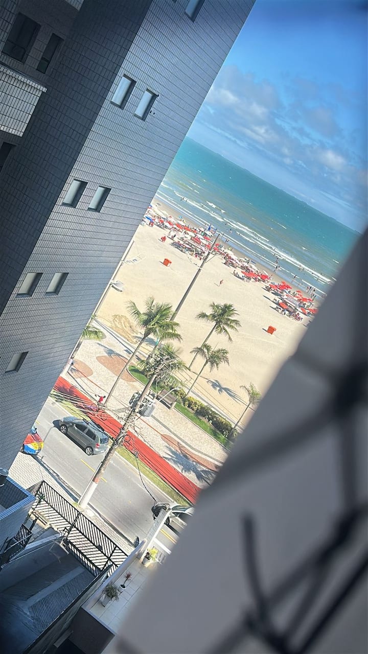 Apt A 20m Da Praia - Aviação | Praia Grande - Praia Grande