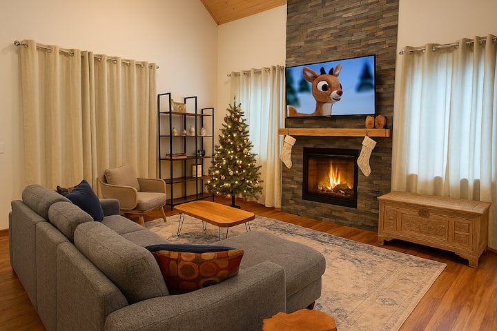 Luxury Rainier Christmas Chalet W/ Hot Tub-ac-wifi - Ashford, WA