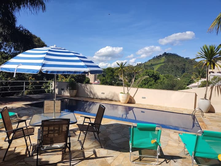 Cantinho Aconchegante Com Vista Para O Cristo - Serra Negra