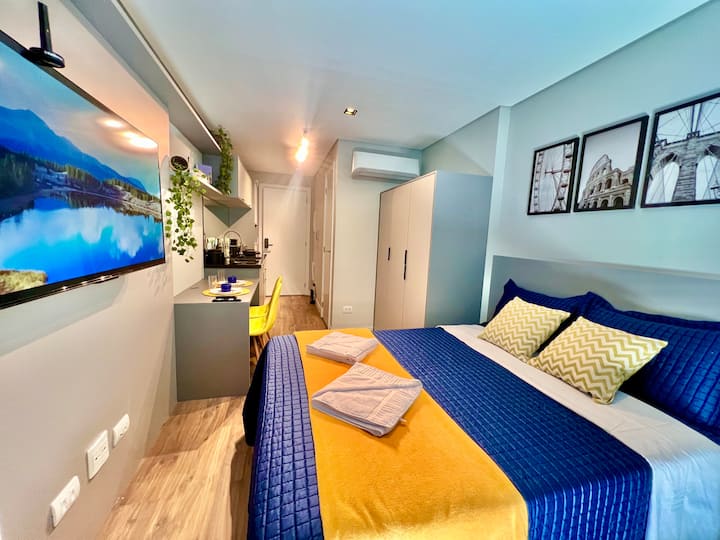 Moderno Studio C/ar & Tv Smart - Curitiba