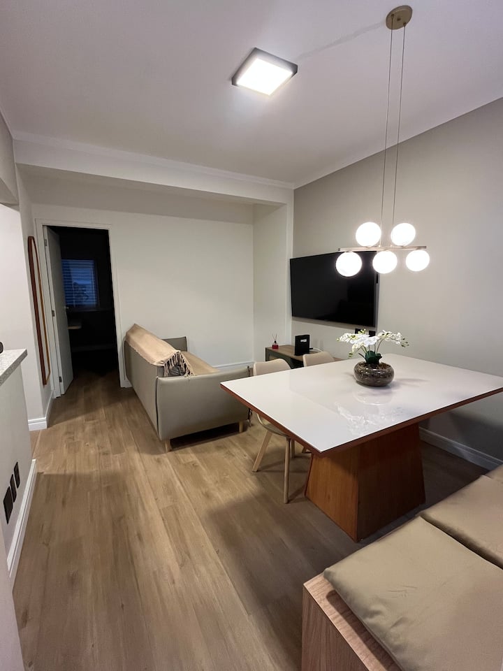 Apartamento Santos • Completo + Ar Condic. + Vaga - Santos