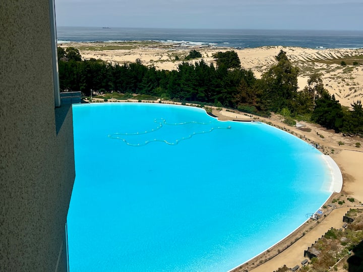 Departamento  Las Cruces Condominio Lagunamar - Cartagena, Chile