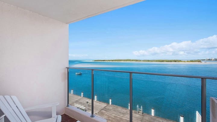 Pumicestone Chase U8 Jetty, Pool & Views - Caloundra