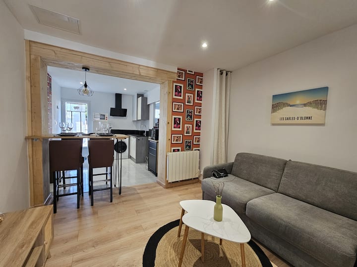 "L'entre Mer" Charmant T2 Cosy Proche De La Plage - Brem-sur-Mer