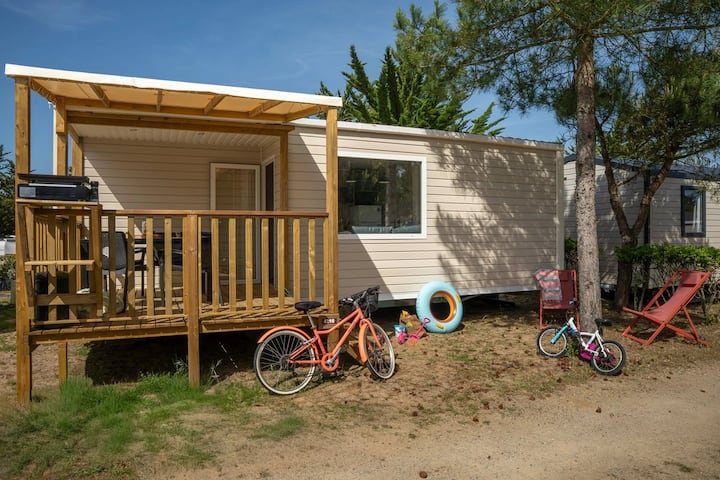 Mobil Home Tv Plancha | Plage à 200 M | Camping 3* - Saint-Hilaire-de-Riez