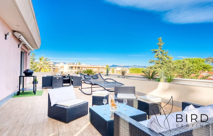 2pièces Proche Mer Avec Grande Terrasse, Parking - Villeneuve-Loubet