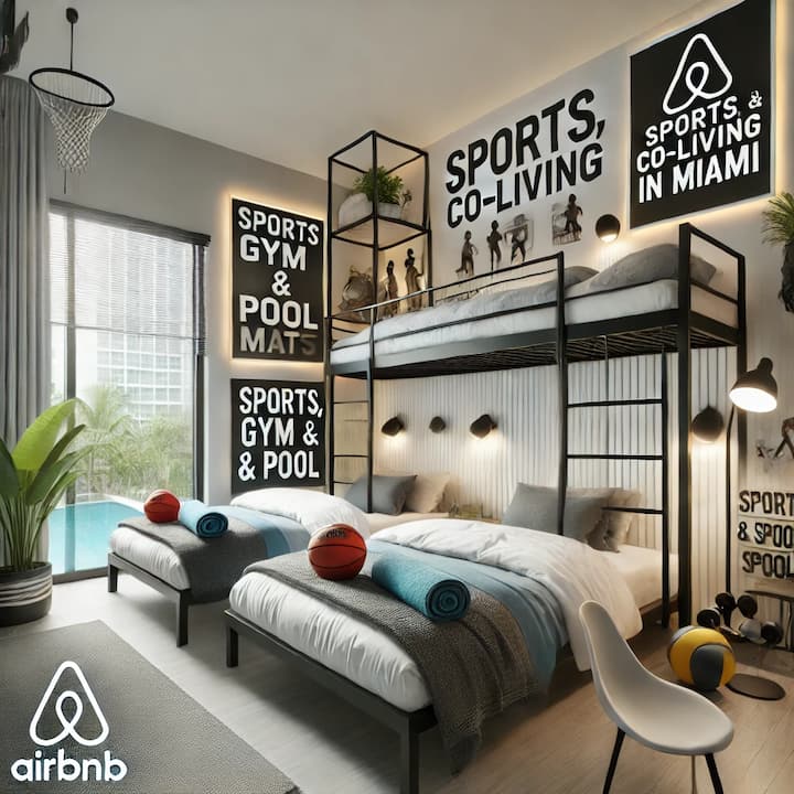 Sport Gym Pool Coliving House - Miami
