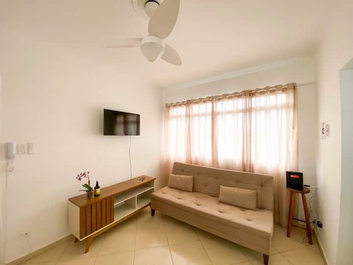 Apto Completo, Localização, Ar E Wifi! Gonzaguinha - São Vicente